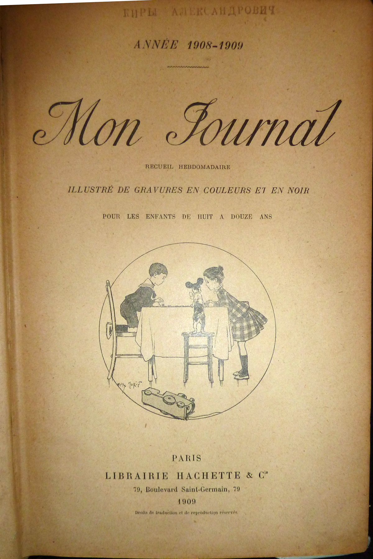 Mon Journal 1908-1909